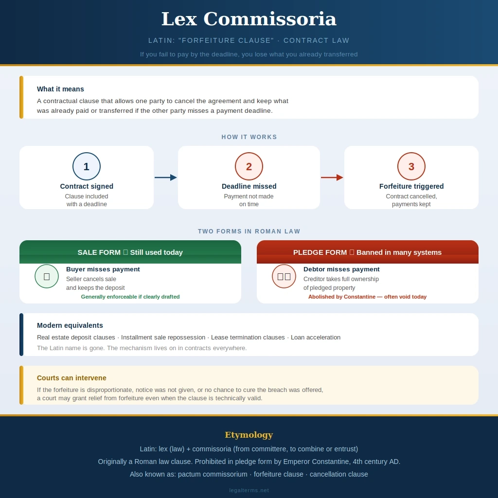 What Is Lex Commissoria? Detailed Meaning and How it Works With 5 Facts