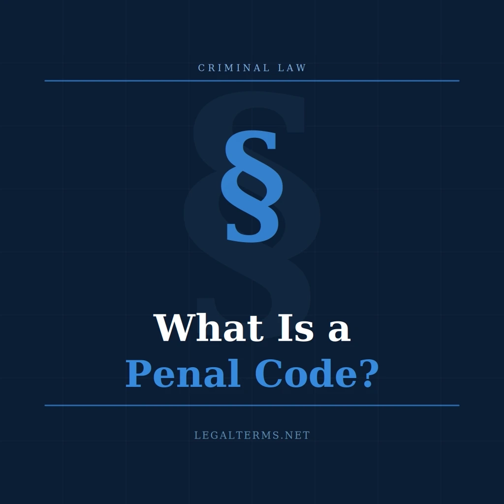 What is a Penal Code? Meaning With 6 Key Facts - Legal Terms