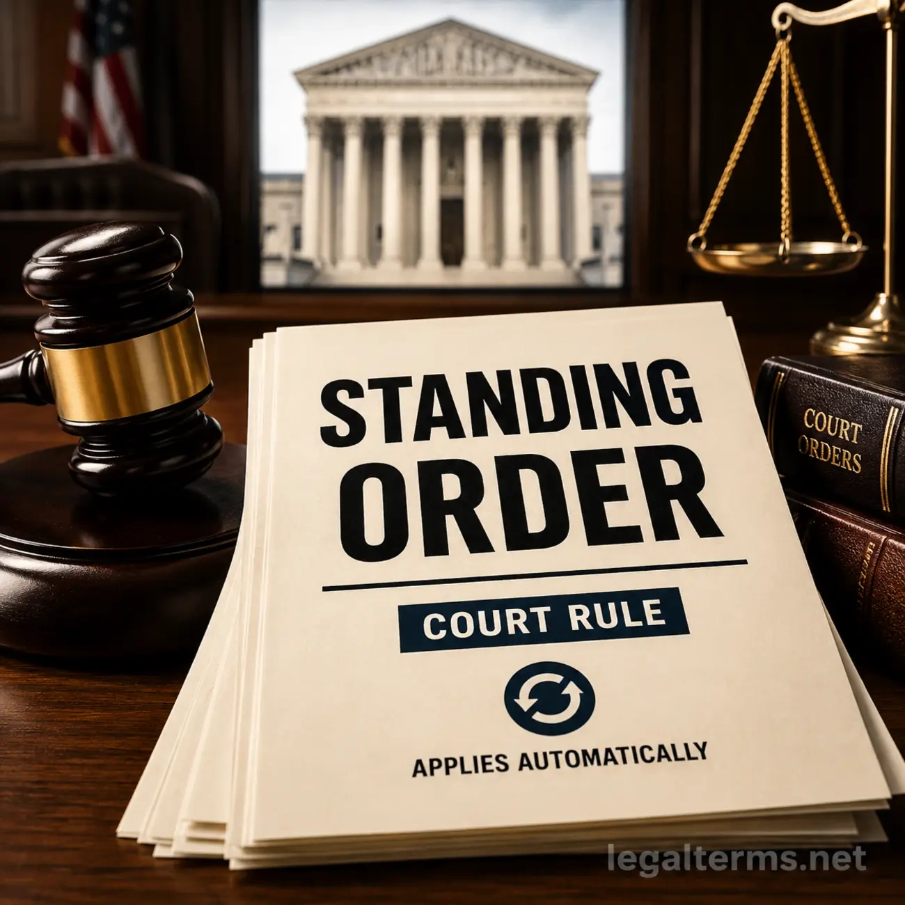 What Is a Legal Standing Order? Meaning, Examples, and How It Works